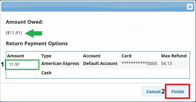 Return Transaction w/ Video