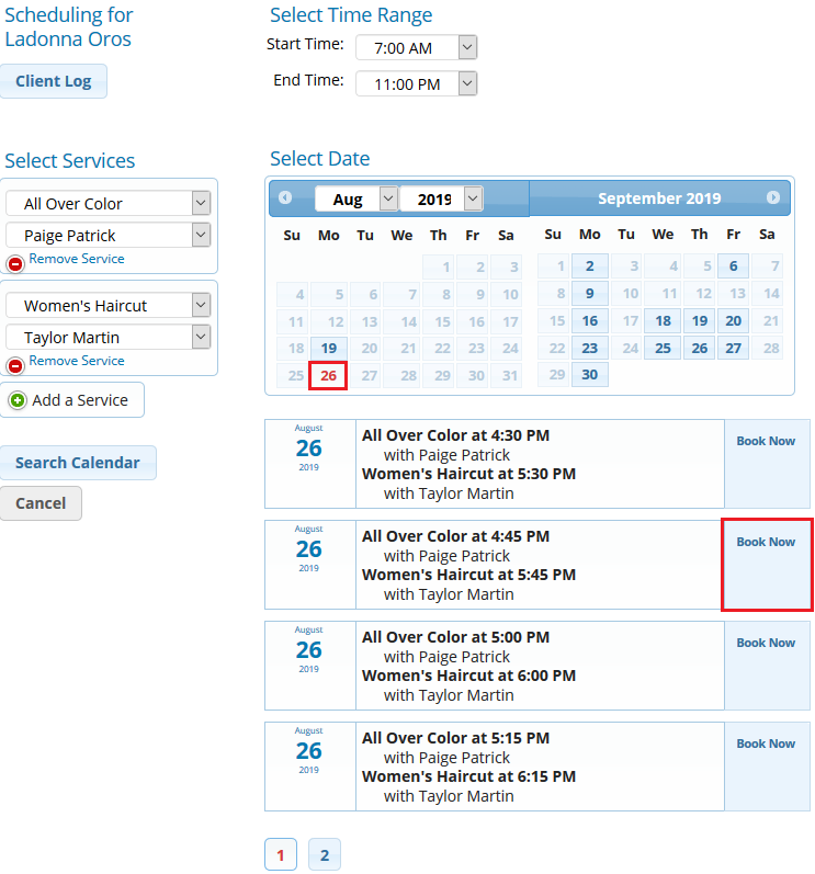 Scheduling/Editing an Appointment w/ Video