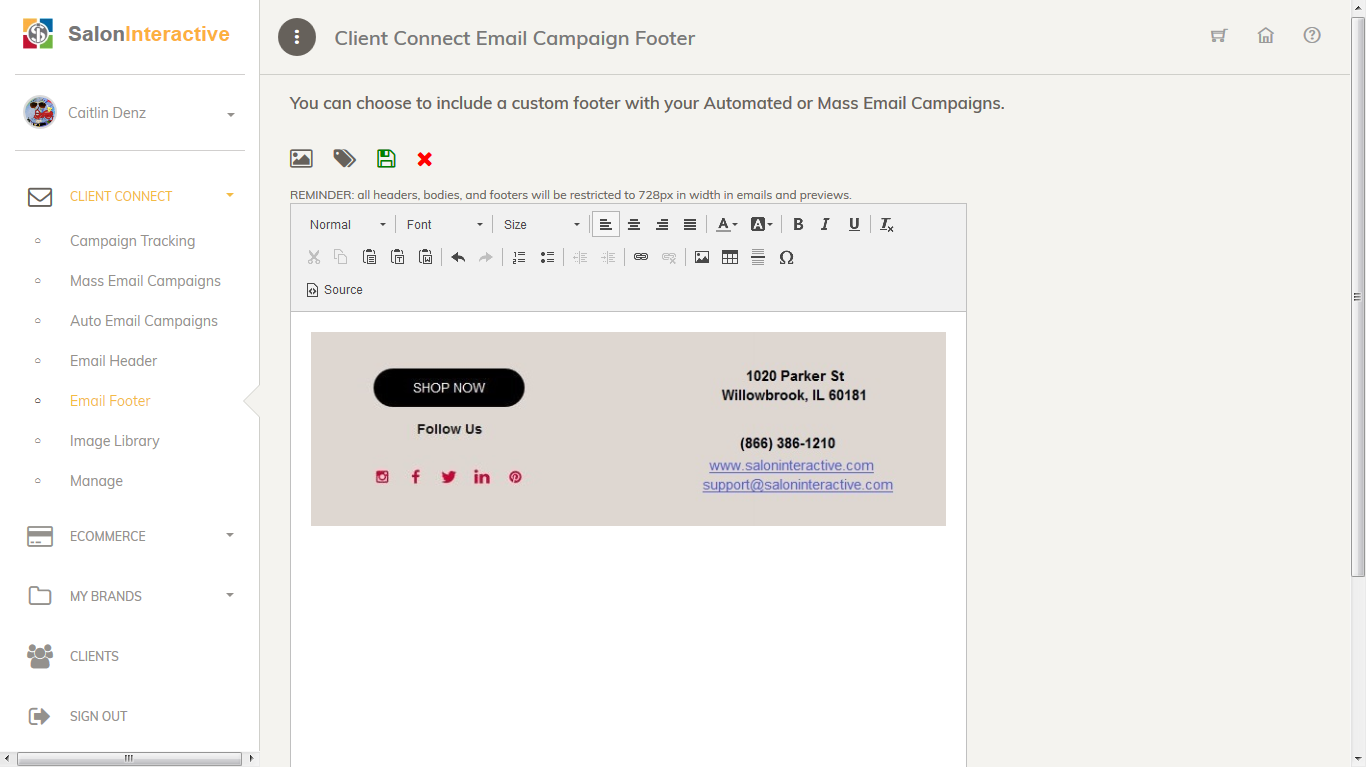 Email Footer