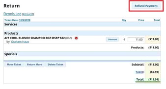 Return Transaction w/ Video