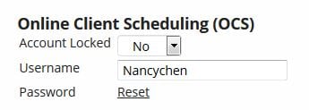 Classic Online Client Scheduling Settings (OCS) w/ Video