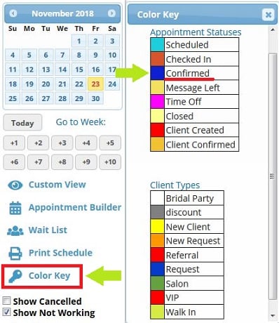 Confirming Appointments Manually