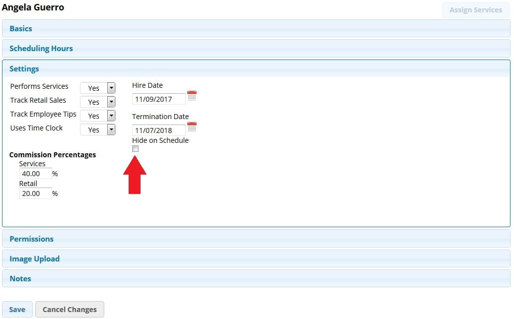 Terminating an Employee
