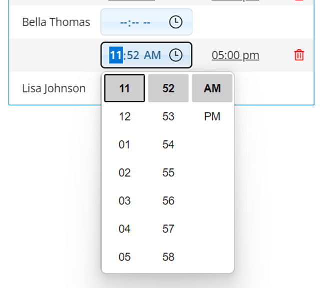 Using the Time Clock